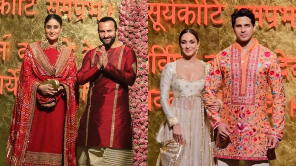 Ganesh Chaturthi 2024: Kareena-Saif, Kiara-Sidharth And Other Celebs Attend Ambani's Bash | Photos